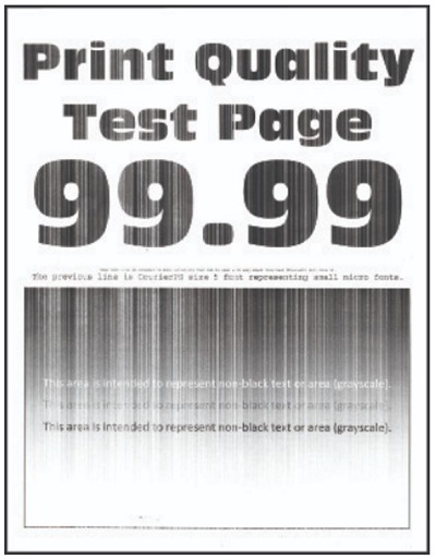 Lexmark Printer Test Page