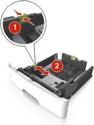 Loading trays | Lexmark MS610dn / MS610dtn