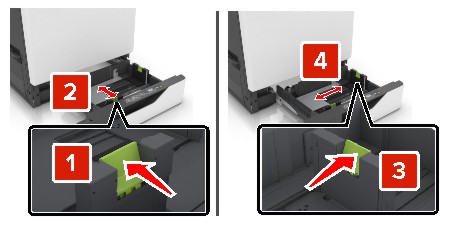 Loading trays | Lexmark XC8160