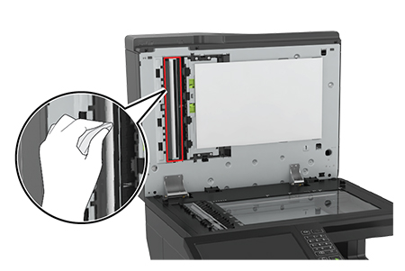 Limpieza del escáner | Lexmark CX820