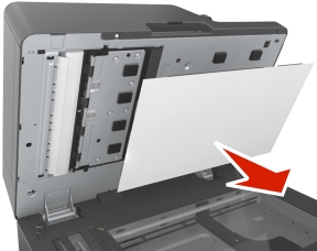 Cleaning the scanner glass | Lexmark MX711
