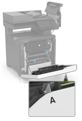 Replacing the transfer module | Lexmark XC4140