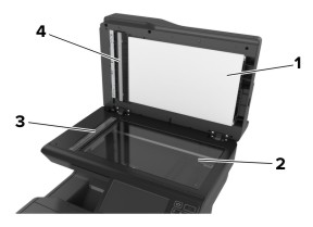 스캐너 유리 청소 | Lexmark XC4150