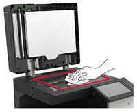 Cleaning the scanner | Lexmark XC9235