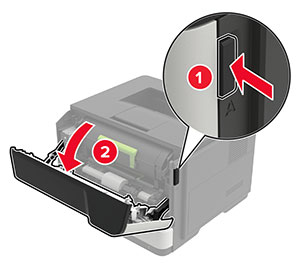 Replacing the imaging unit | Lexmark MS521