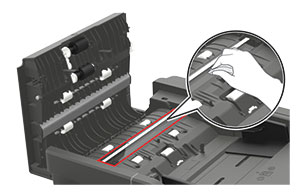 Cleaning the scanner | Lexmark MX421