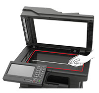 Cleaning the scanner | Lexmark MX622