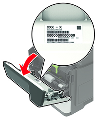 Finding the printer serial number | Lexmark MX622