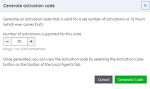 Obtaining the activation code | Lexmark Cloud Services