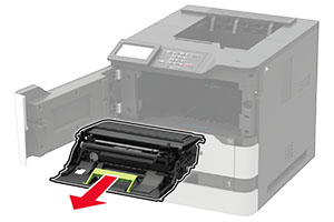 Replacing the transfer roller | Lexmark MS823
