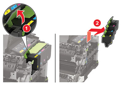 Replacing an imaging kit | Lexmark CS521