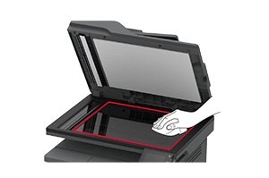 Cleaning the scanner | Lexmark MX331