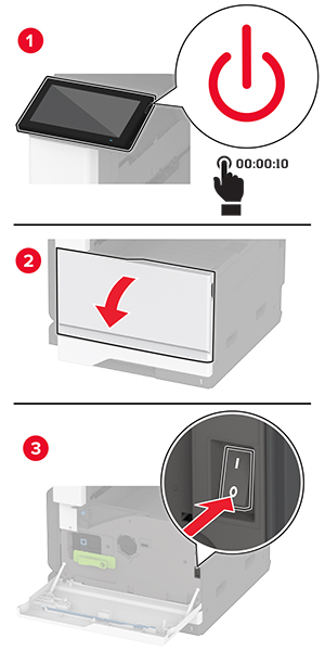 Installing a fax card | Lexmark MX931