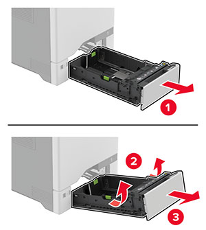 Cleaning the pick tires | Lexmark CS735