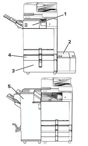 Printer configurations | Lexmark XC8355