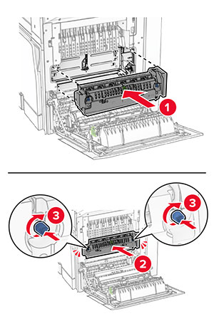 Replacing the fuser | Lexmark CS963