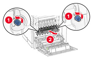 Replacing the fuser | Lexmark CS963