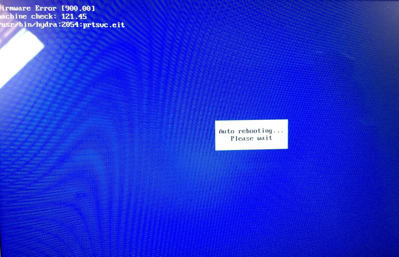 900 00 Firmware Error With 121 45 Machine Check Message Lexmark XC9255