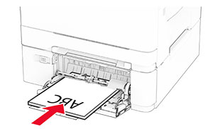 Loading paper and specialty media